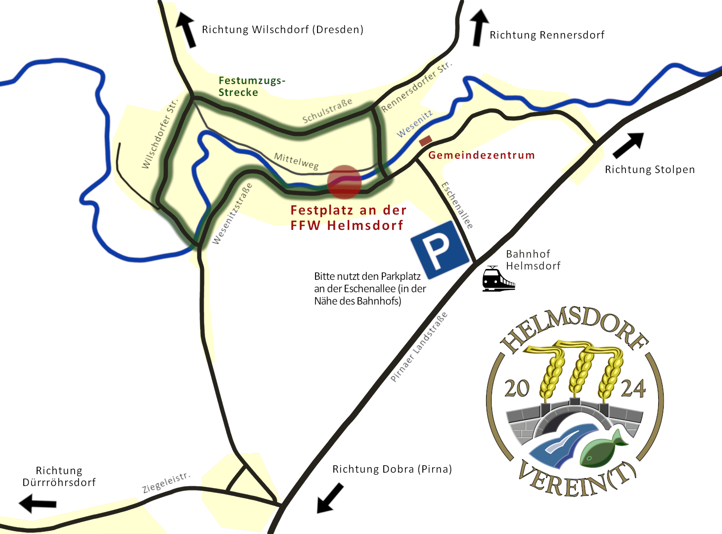 777 Jahre Helmsdorf – Dorffest 2024